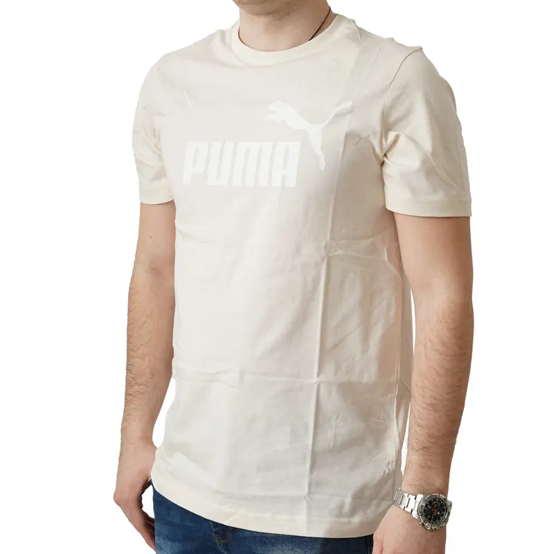 PUMA Muška majica ESS NO. 1 Logo Tee (S), Krem