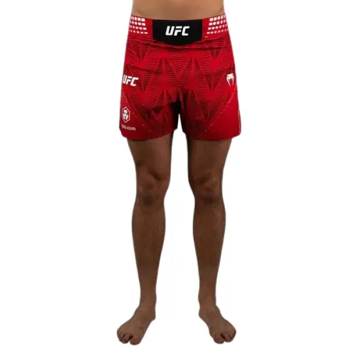 Venum Muški šorc UFC Zenith Authentic Fight Night, Crveni