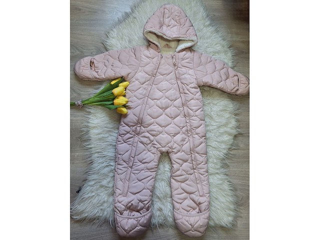 ROZE SKAFANDER ZA BEBE VEL 80 -MARKA RESERVED-KAO NOV