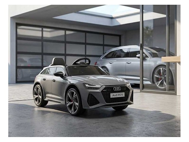 Audi RS6 Licencirani dečiji automobil na baterije Sivi