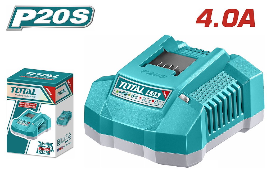 TOTAL Li-ion baterija,P20,5,0AH +punjač 4.0ahID: EK000871584