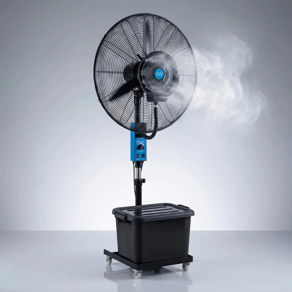 Ventilator sa raspršivačem vode - za kafiće, restorane, bašte