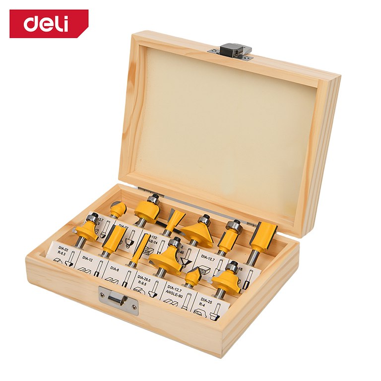 DELI SET GLODALA ZA DRVO 6MM 12KOM EDH-MXD006-EH1ID: EK000870925