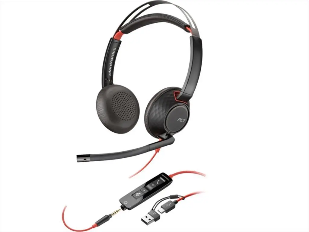 Poli slušalice Plantronics Blackwire C5220 sa mikrofonom, USB Type-C, 1X3.5Mm / USB-C/A adapter, 8X231A6