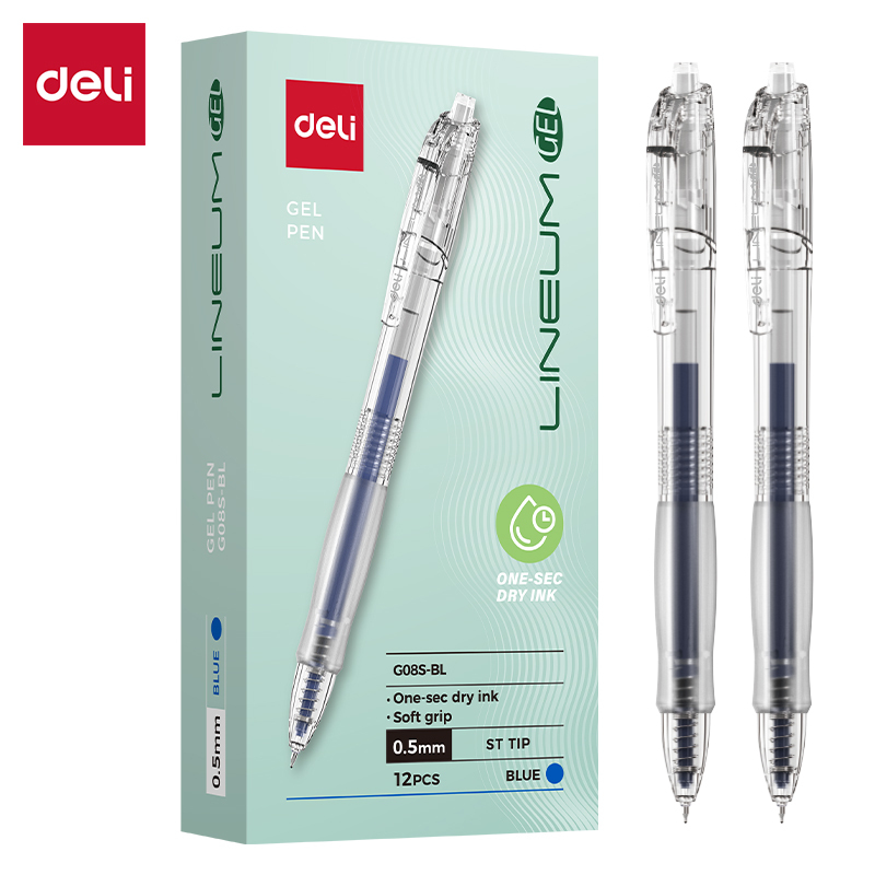 DELI ROLER GEL BRZOSUŠEĆI PLAVI 0,5mm (mastilo se suši za 1 sekundu) EG08SID: EK000870813