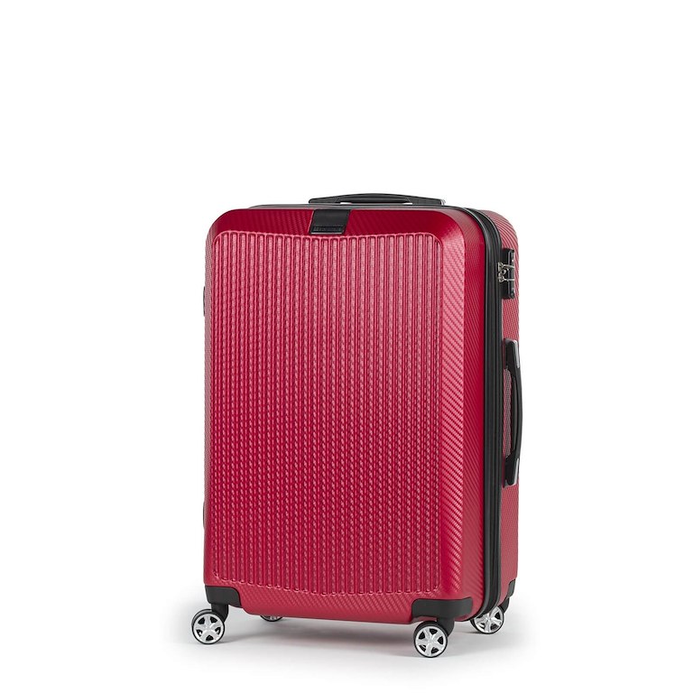 Putni kofer Scandinavia Carbon crveni - 60 l