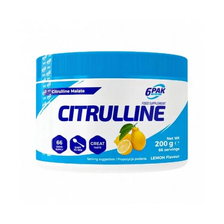 6PAK Nutrition Dodatak ishrani Citrulin, Limun, 200 g