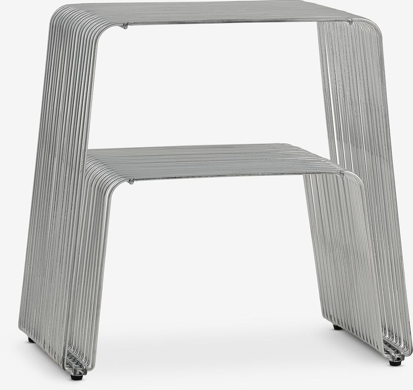 Stalak UDBY 36x46 1 polica hrom