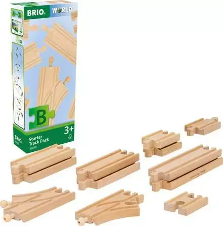 Brio Dodatak za prugu Drvene šine, 12 komada