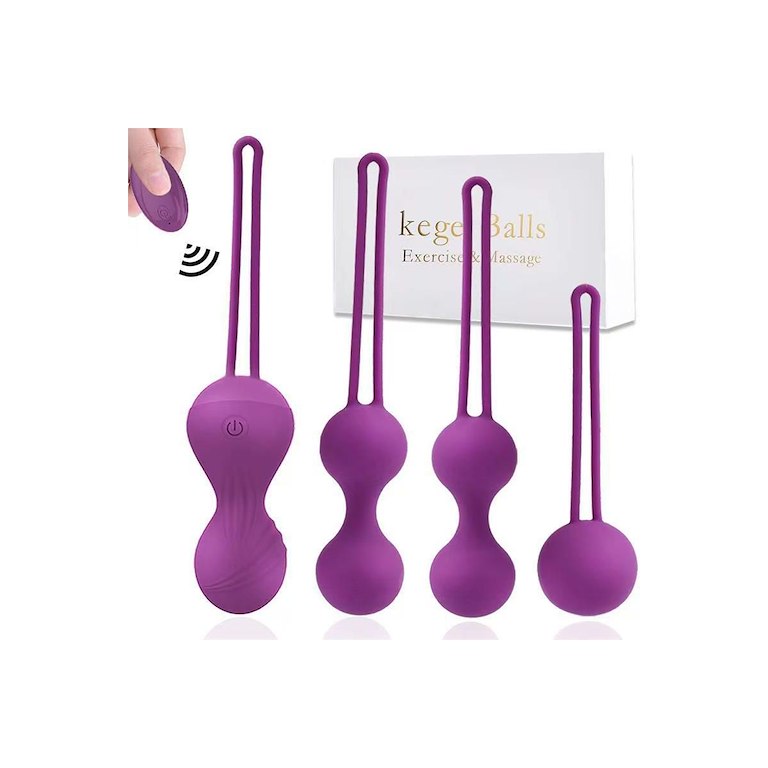 Set kegel kuglica + vibro jaje na daljinski