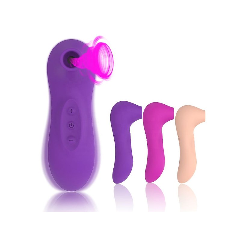 Vibrator za sisanje klitorisa, 10 brzina ROZE