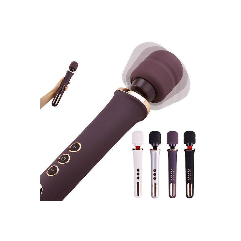 AV Wand masažer i vibrator za G tačku CRNI