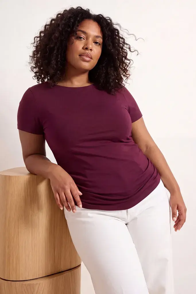 Trendyol Curve Ženska bluza Tbbss26Af00060, Bordo