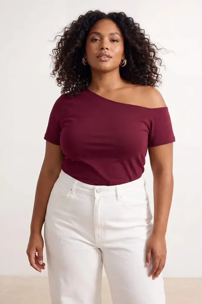 Trendyol Curve Ženska bluza Tbbss26Af00088, Bordo