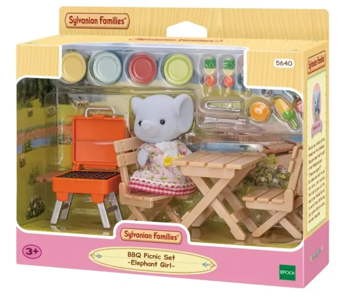 SYLVANIAN FAMILIES Set BBQ Picnic - Elephant Girl
