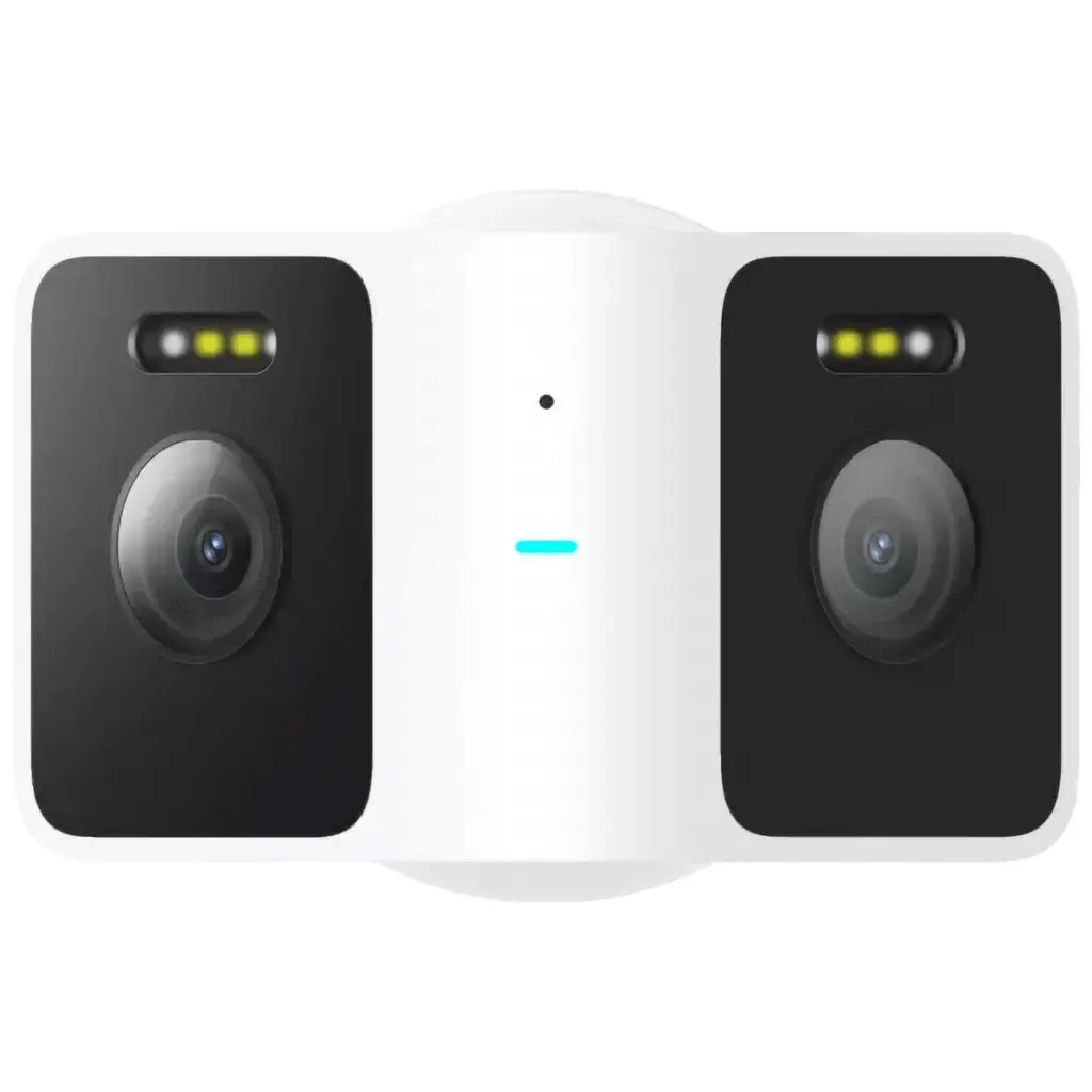 Xiaomi Mi CW100 dvostruka IP kamera, 2K, WiFi, BT, AI detekciјa, slot za micro SD karticu, IP67, bela