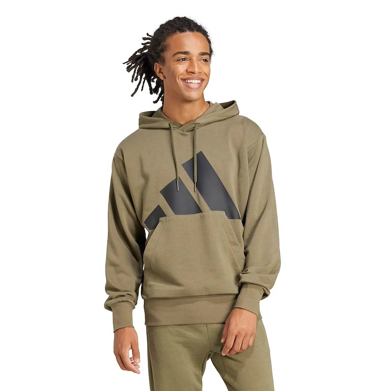 Adidas Muški duks M Bl Ft Hd, JE8892, Maslinasti