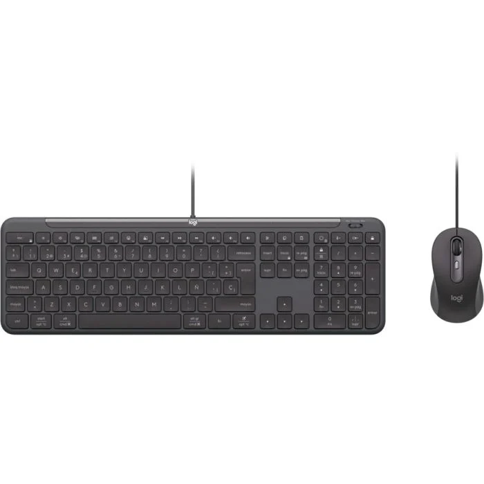 Logitech Signature Slim MK620 - žični set tastatura i miš za posao, Graphite