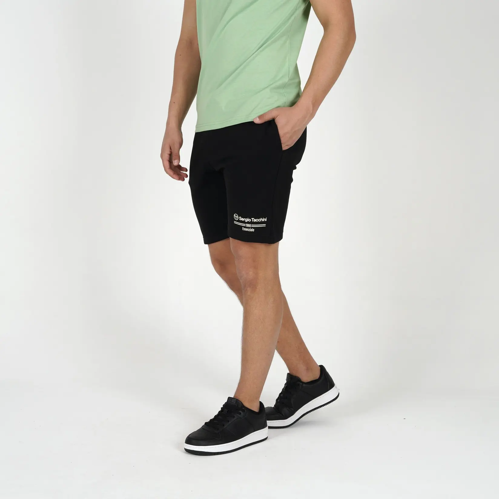 Sergio Tacchini Muški šorts Essential M, Crni