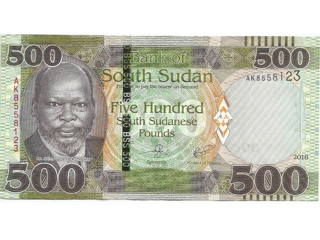 South Sudan 500 pounds 2018. xf
