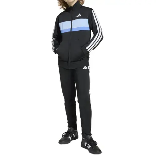 Adidas Komplet trenerka za dečake J 3S Tiberio Ts, Crna