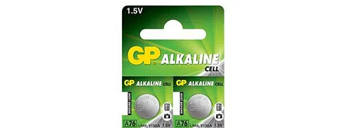 2kom. Baterija GP alkalina 1.5V LR44, V13GA A76