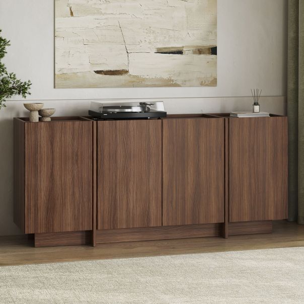 NORDURE Komoda Dorma, tamno braon