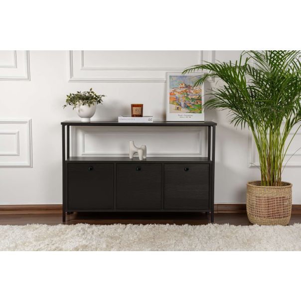 NORDURE Komoda Solace, crna