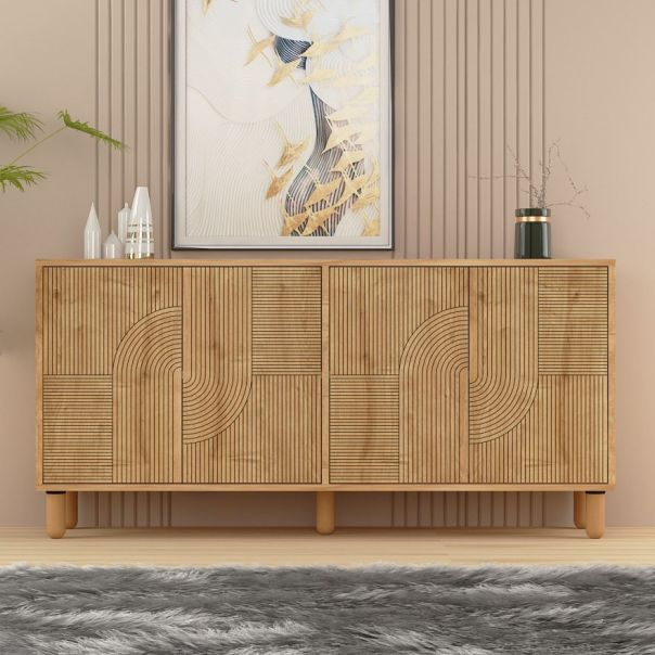 HANAH HOME Komoda Desso, svetlo braon