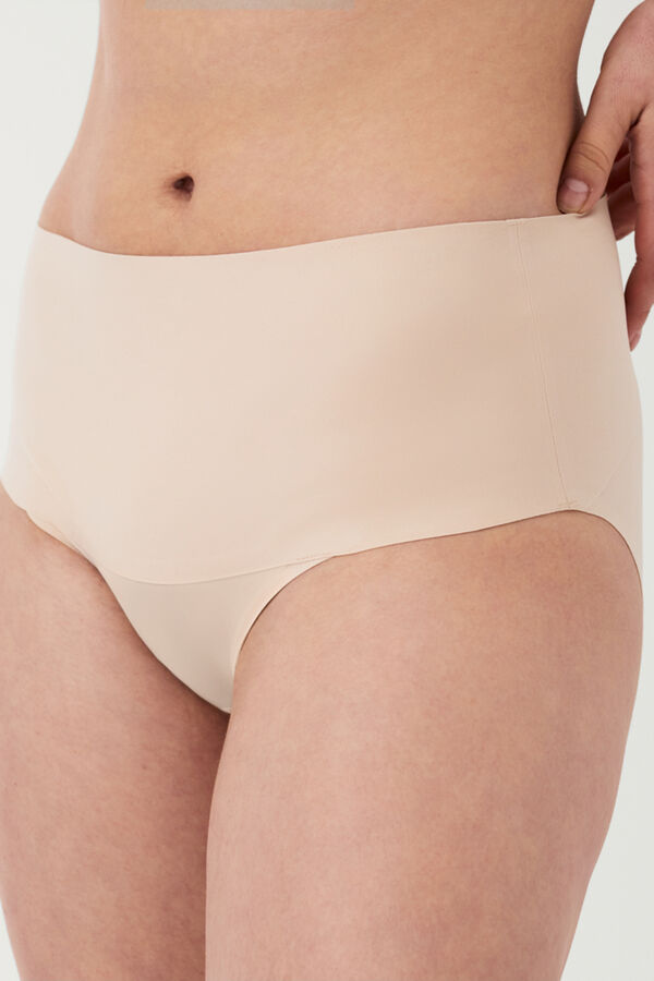 SPANX café au lait no-show shaping panty