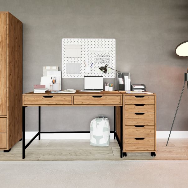 HANAH HOME Radni sto Atlas 1600-59, braon
