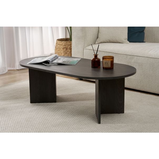 NORDURE Klub sto Sable Lumiere, crna