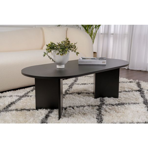 NORDURE Klub sto Sable, crna