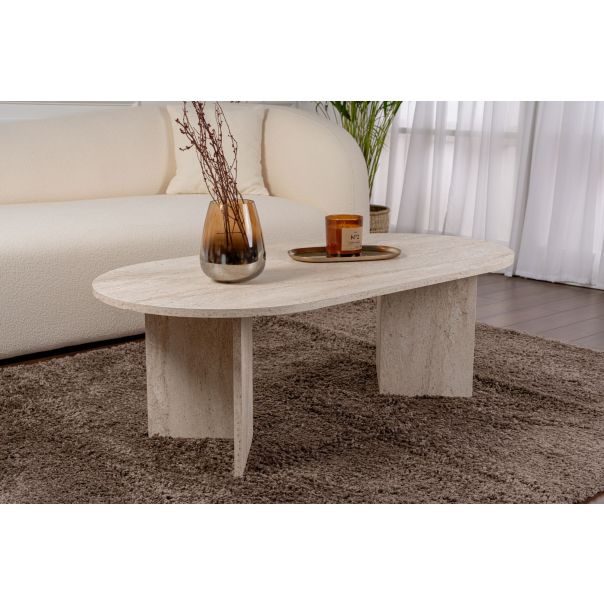 NORDURE Klub sto Sable, krem