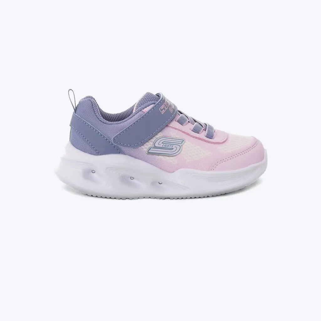 Skechers Patike za devojčice Sola Glow Ombre Deluxe Gt, Roze-Ljubičaste