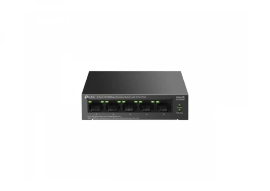 Switch 5 x 10/100 4-PoE TP-Link LS105LP metalno kućište