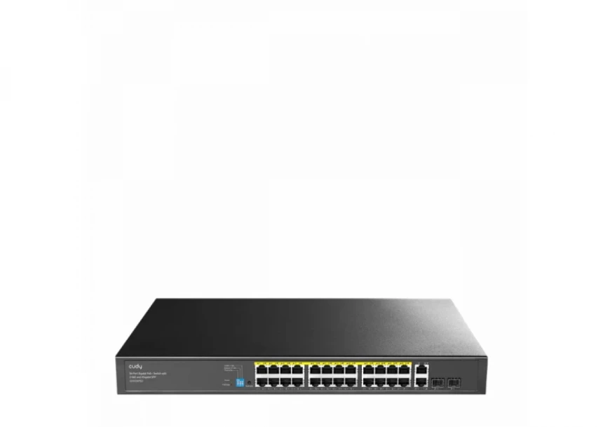 Svič 10/100/1000 24-port Cudy GS1026PS2/24 PoE+/2x Uplink/2x SFP/300W