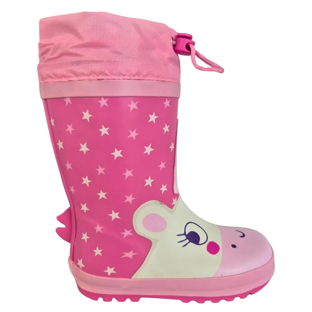 Pollino Gumene čizme za devojčice POL41 Fuchsia, Roze