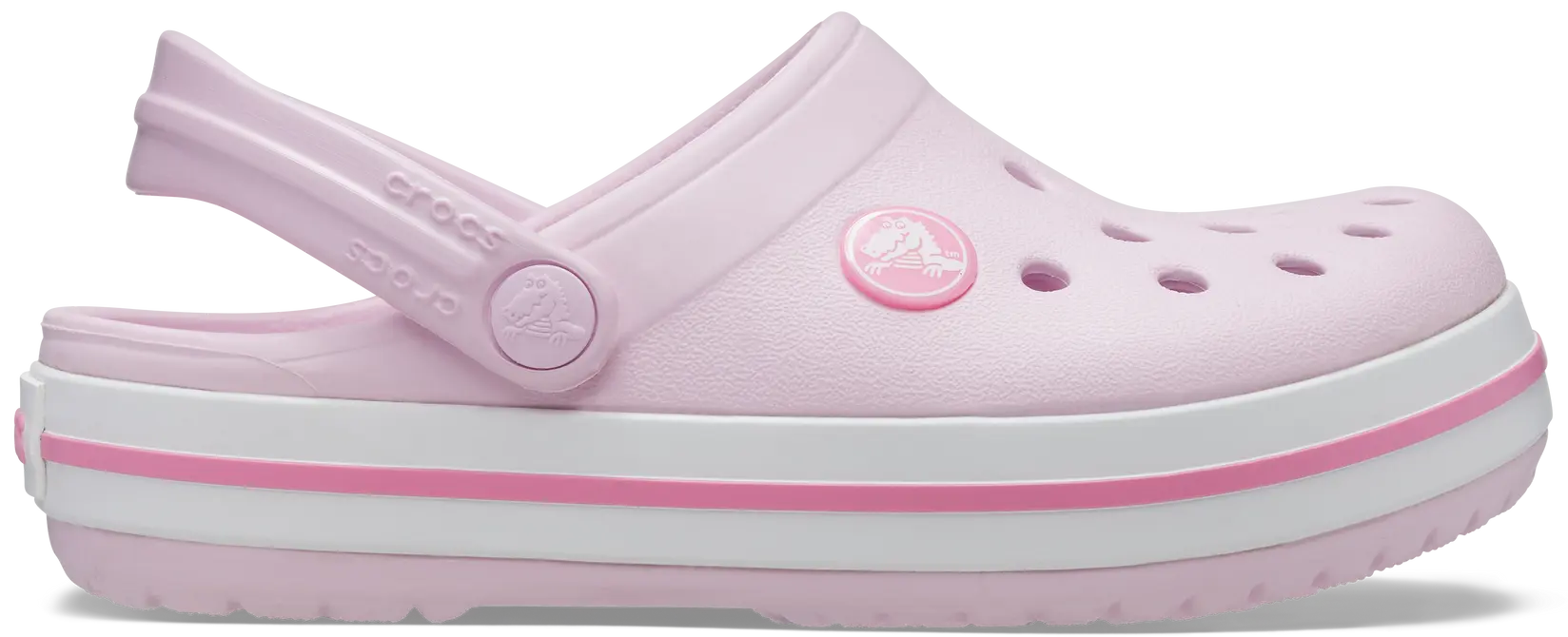 CROCS Papuče za devojčice Crocband 207006-6GD, Roze