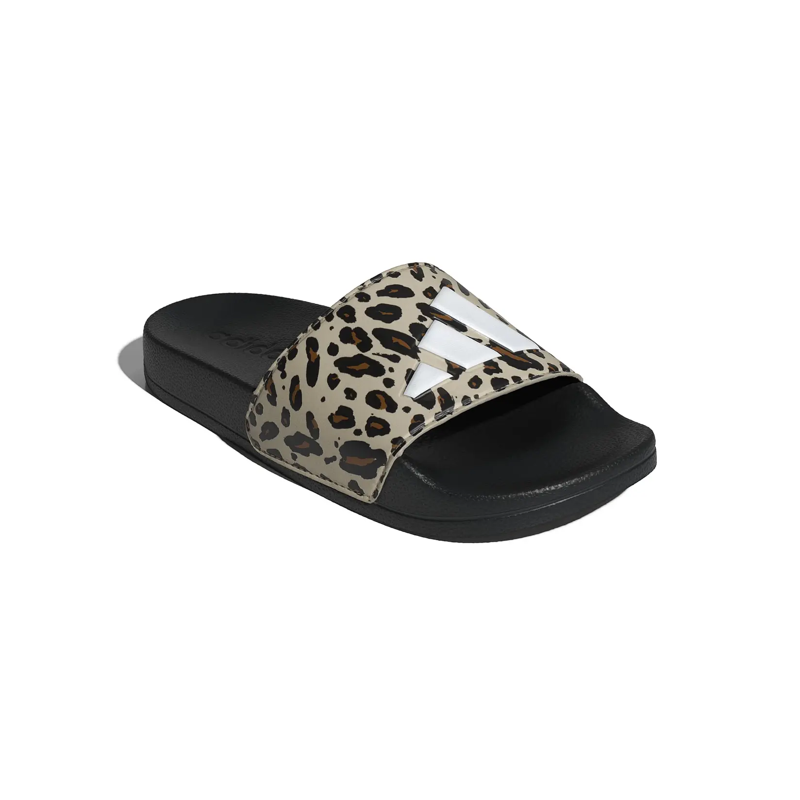Adidas Papuče za devojčice Adilette Shower Log K IH9586, Crne