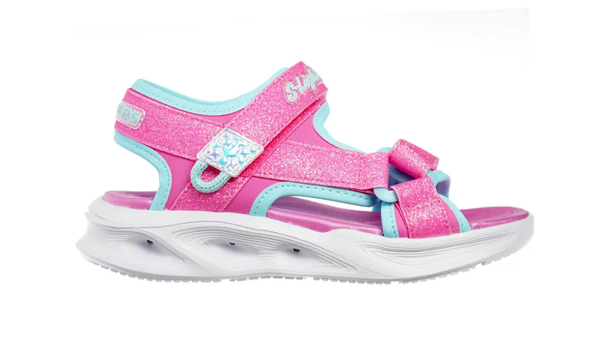 Skechers Sandale za devojčice Sola Glow, Roze