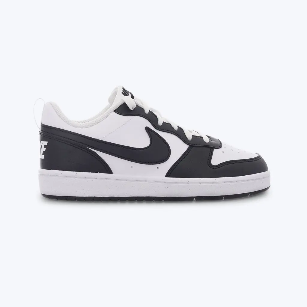 Nike Patike za dečake Court borough low recraft DV5456, Crno-bele