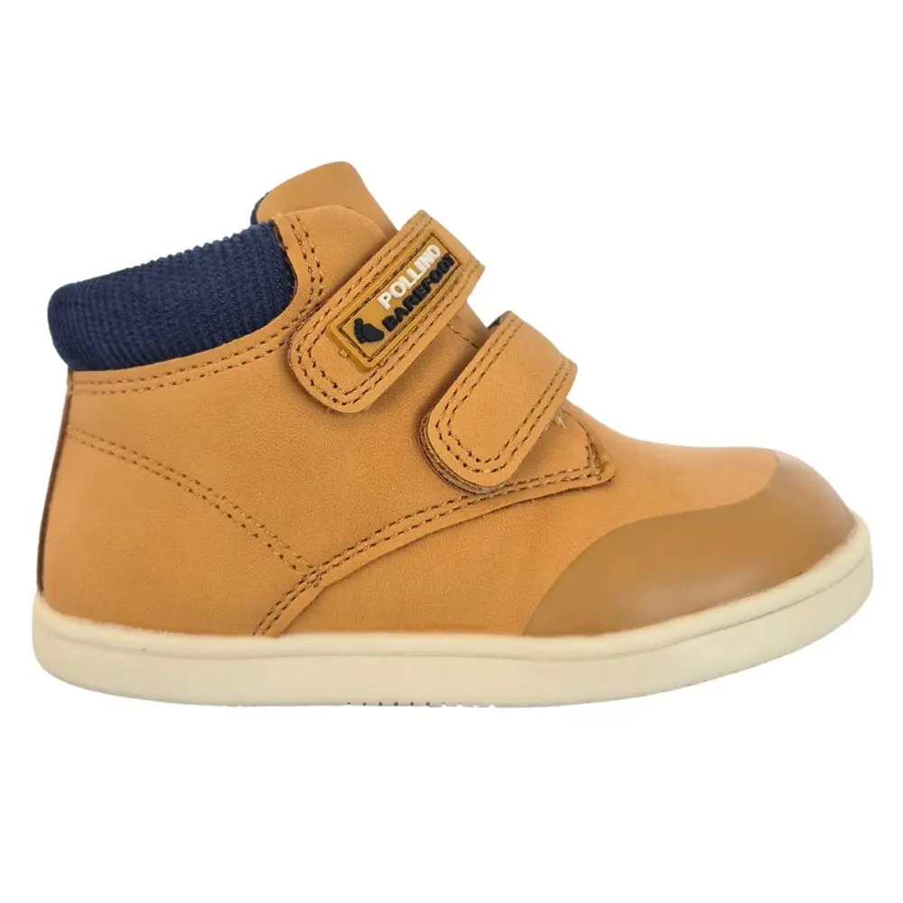 Pollino Patike za dečake Barefoot BARE01 SAHARA, Oker