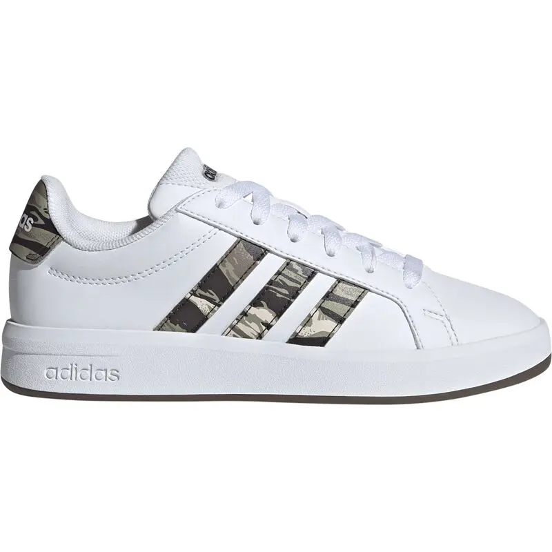 Adidas Patike za dečake Grand Court 3.0 J Ftwwht/Tengrn/Gum5, Bele