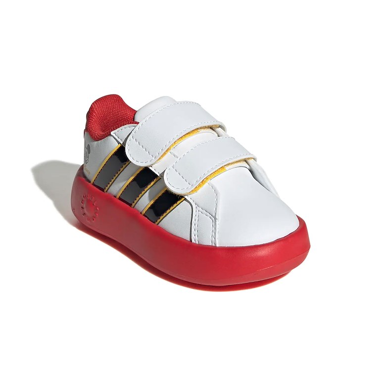 Adidas Patike za dečake Grand Court Mickey Cf I, JQ8070, Crveno-bele