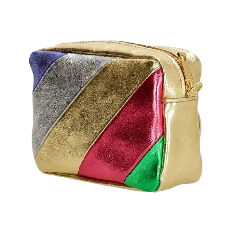 Charm London ženska kožna torbica, Zlatne boje