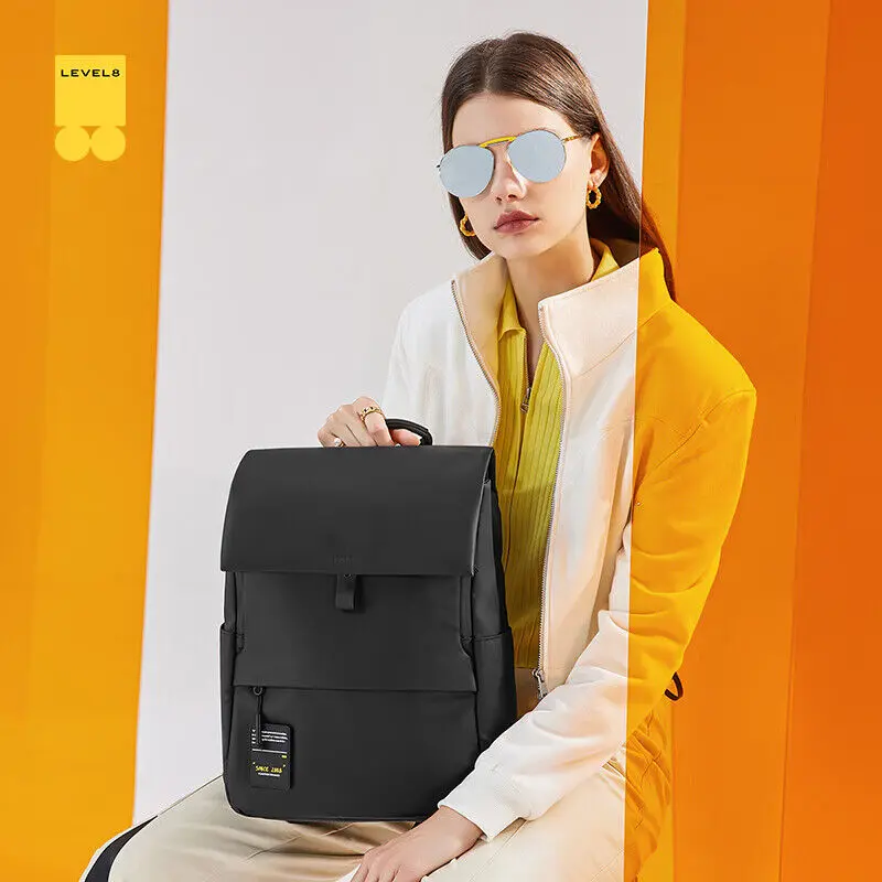 Level8 Unisex ranac za laptop, 14", Crni