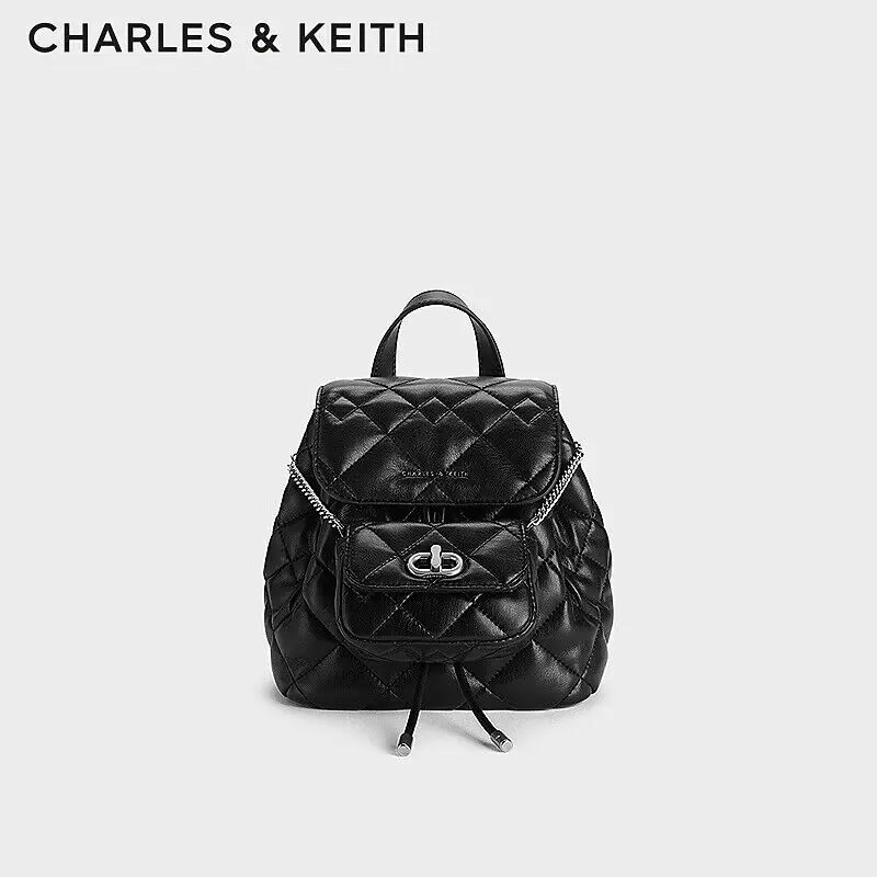 CHARLES&KEITH Ženski ranac, Crni