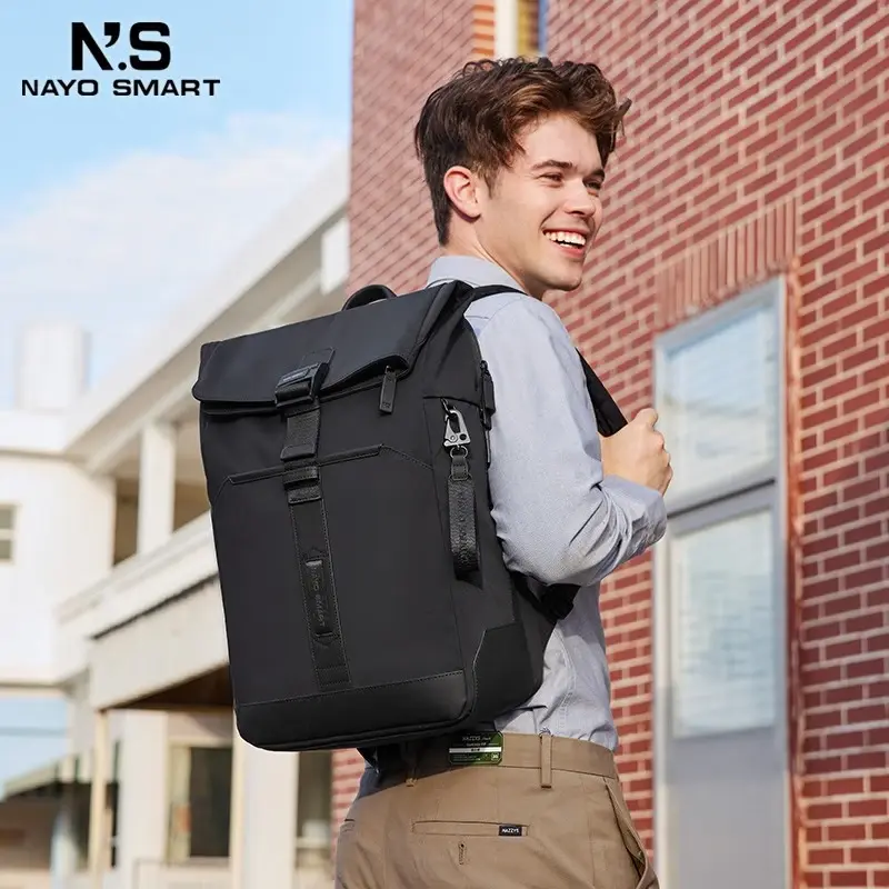 Nayo Smart Muški ranac za laptop, 16"; Crni