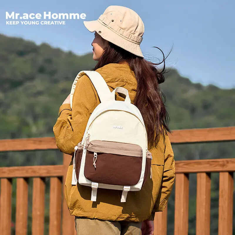 Mr.ace Homme Ženski ranac, Small, Braon